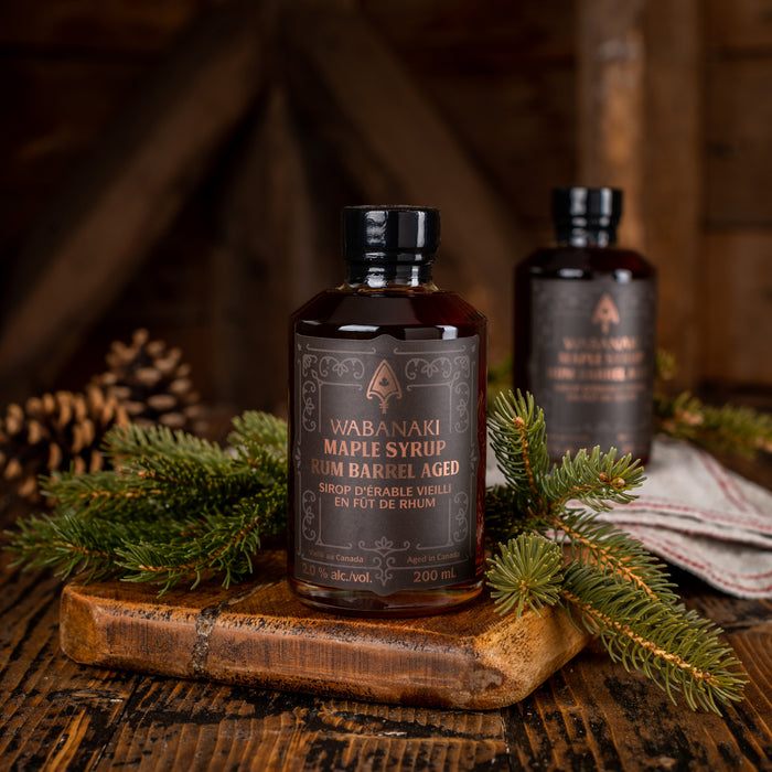 Barrel Aged Rum Maple Syrup | Wabanaki Maple